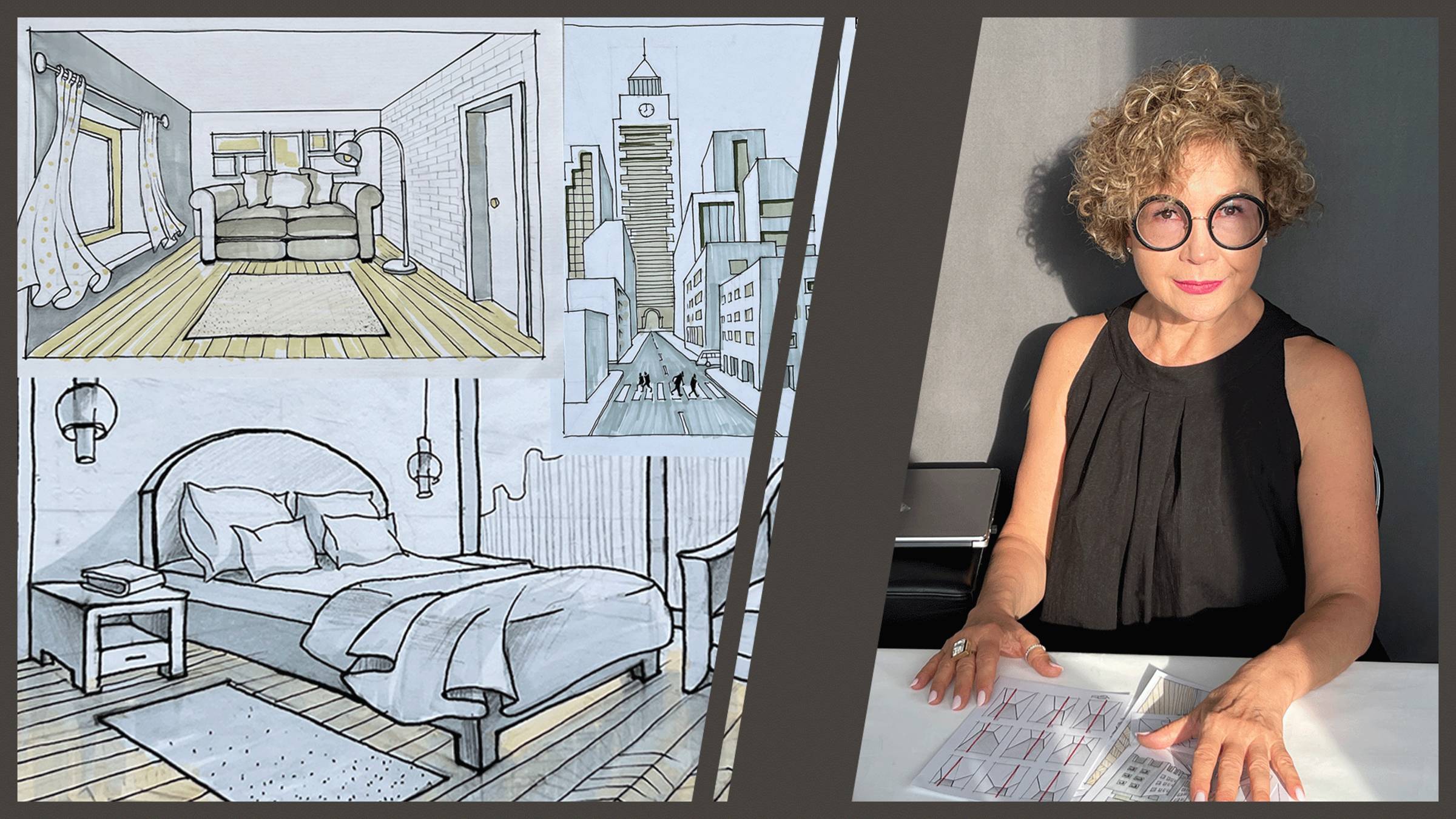 Детский Онлайн-Курс по Интерьерному Скетчингу 🎨 Элла Мехович