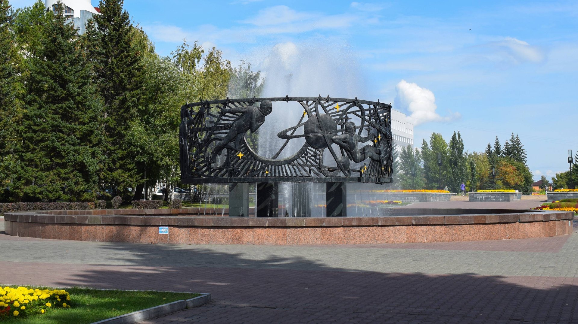 Фонтан "Космос". Барнаул.