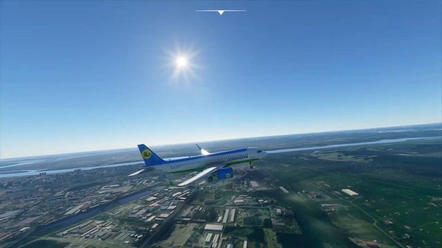 Landing Airbus A320 NEO в MFS2020 - UHBB (Blagoveshchensk)