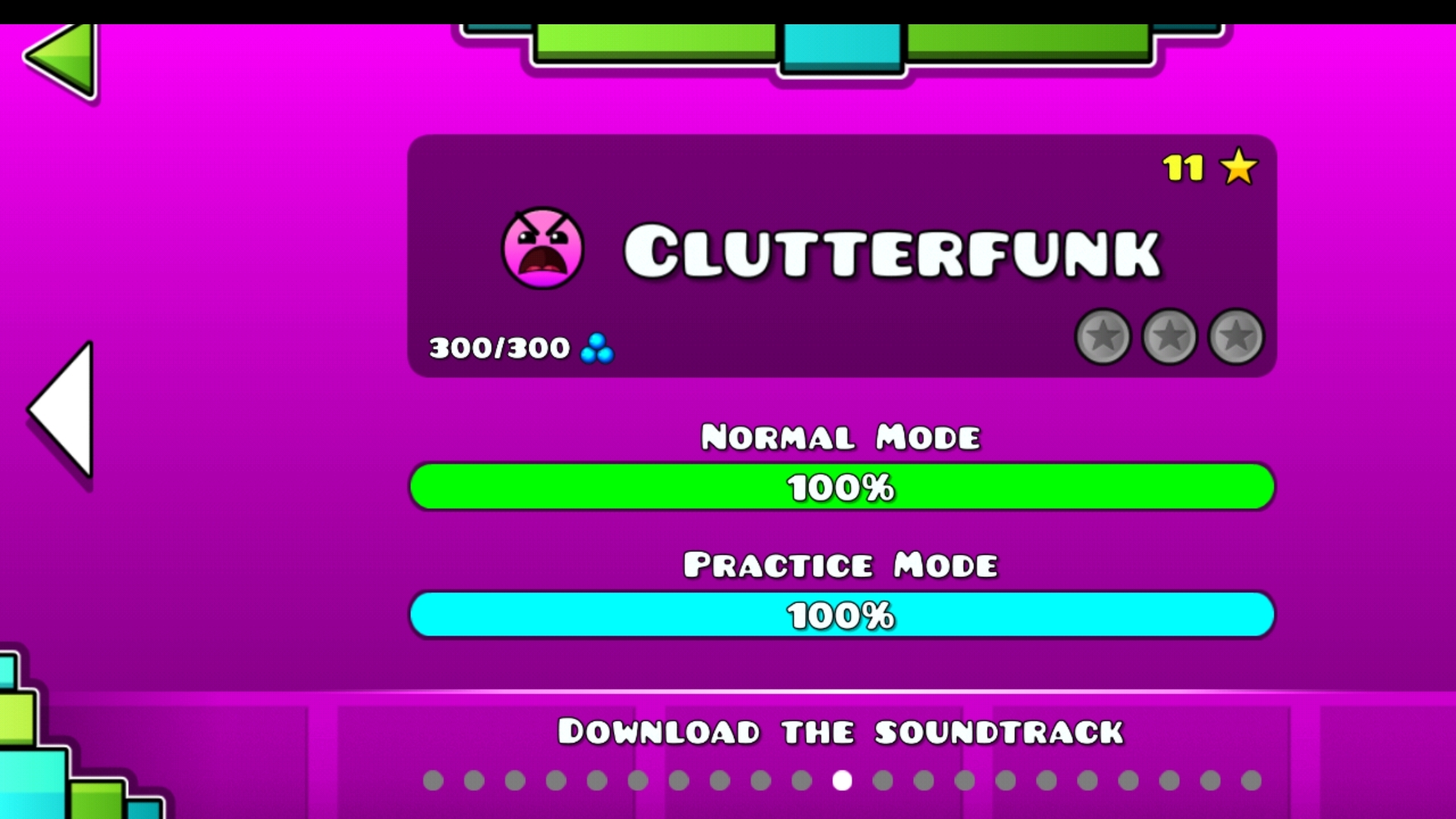 Прошёл clatterfunk. Играю в geometry dash Lity. Я в шоке.