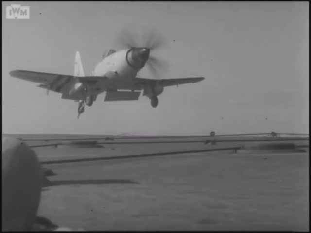 Royal Navy Wyvern S.4 operations from HMS Eagle (R05) during the Suez operation of November 1956