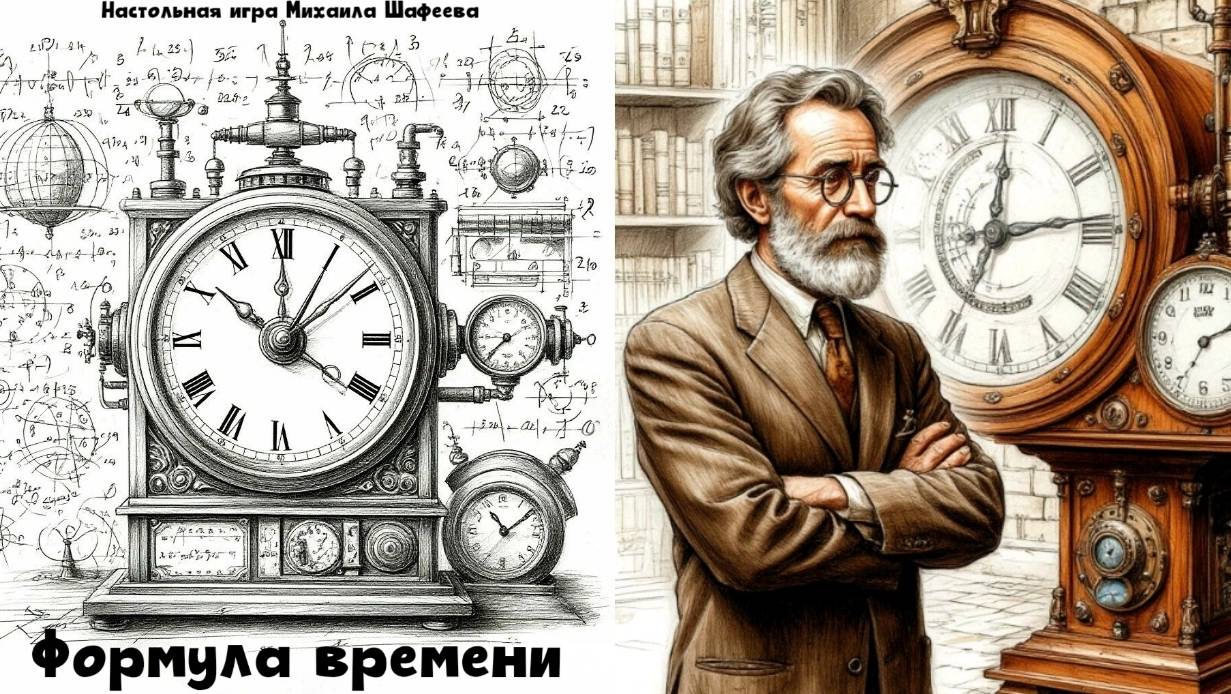 Формула времени! Настольная игра, которую мы придумали!