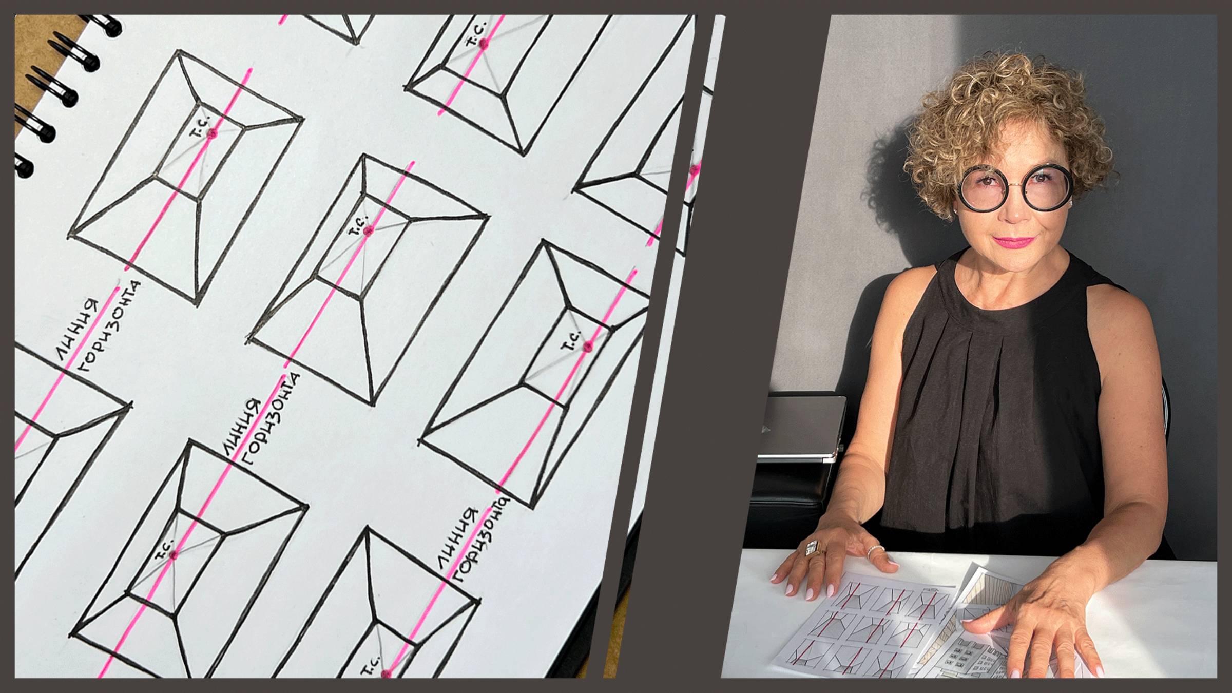 1.2 Теория фронтальной перспективы 🏠 Как работает точка схода