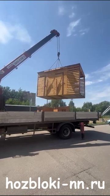 Готовый хозблок 4х2 с туалетом и дровником