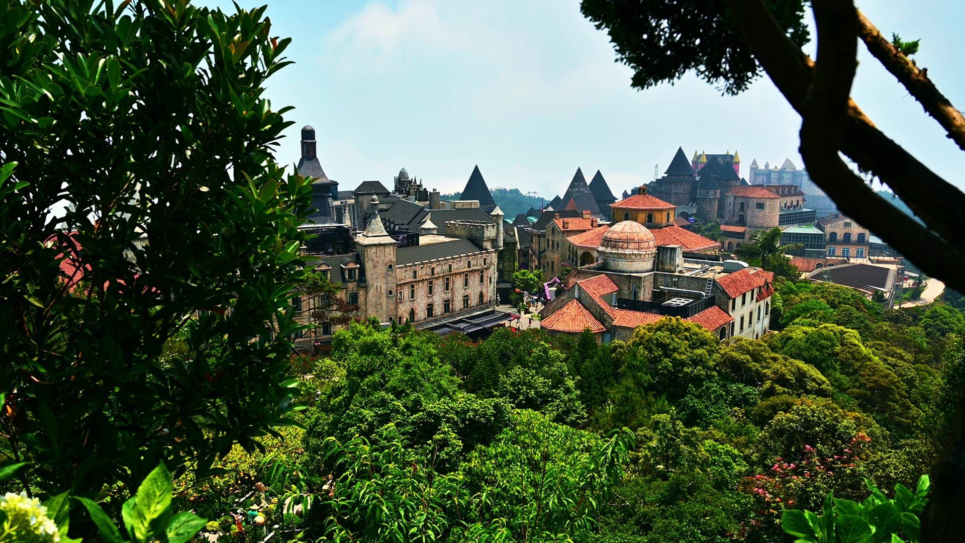 Ba Na Hills - The French Village. Da Nang, Vietnam