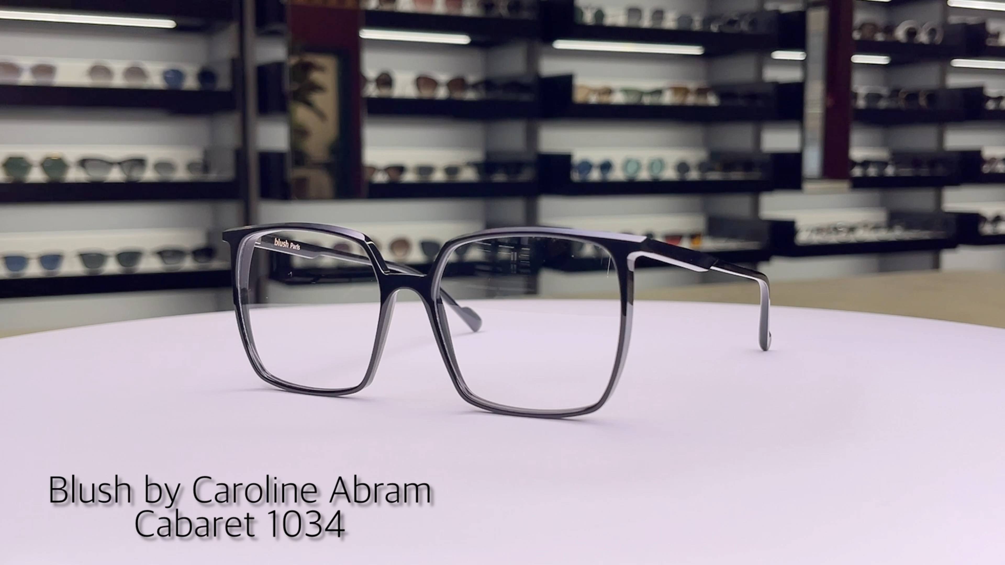 Обзор Blush by Caroline Abram Cabaret 1034: черная женская оправа для очков
