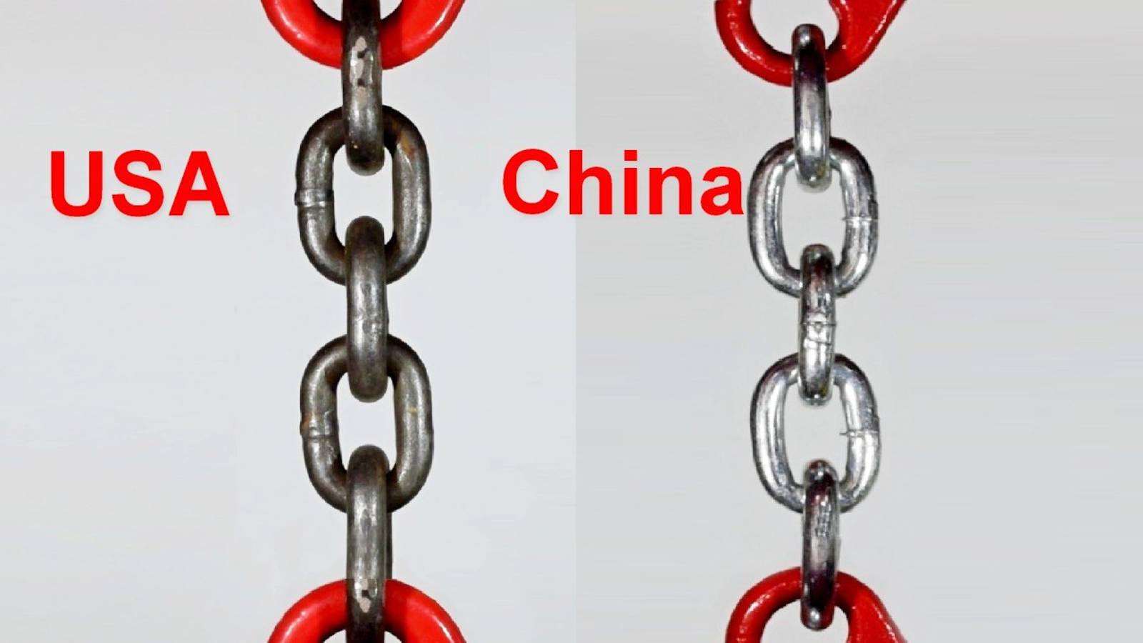 Американская Цепь против Китайской | Опыт на гидравлическом прессе