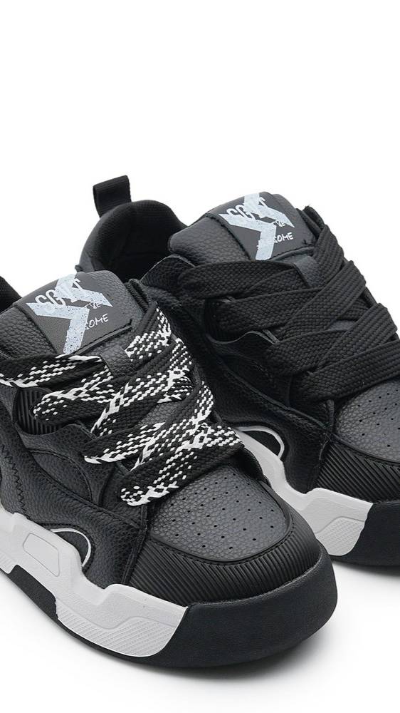 5101002.черно-белый - полуботинки для мальчиков - Шаговита-коллекция-ШКОЛА-2025