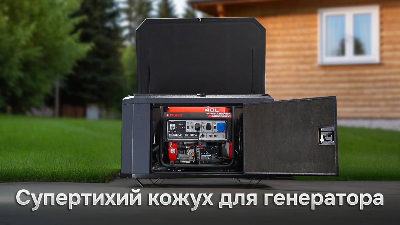 Супертихий зимний ящик для генератора на улицу 1400SS