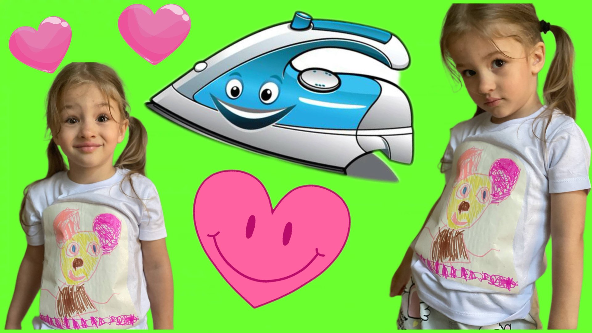 Делаем принт на белой футболке