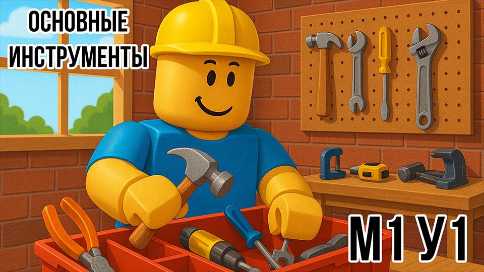 Roblox Studio. Модуль 1. Урок 1.  Базовые инструменты.