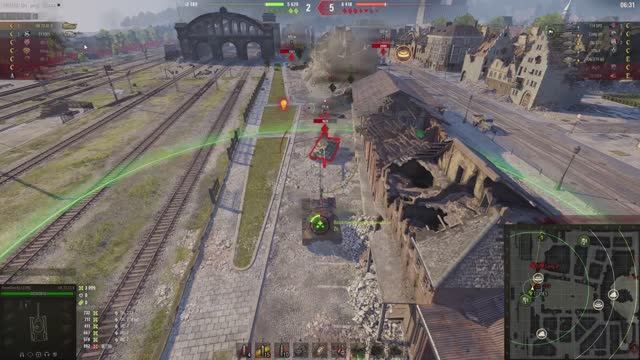 Натиск - VK 7201, растащили вместе с е5