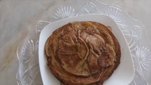 Рецепт.  Очень вкусные блинчики, с ржанной мукой..