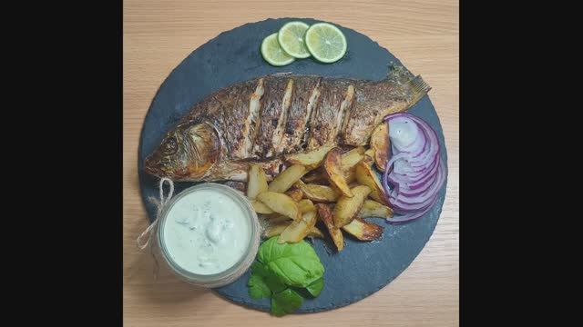 Муж поймал карпа, а я приготовила в аэрогриле DEMIAND