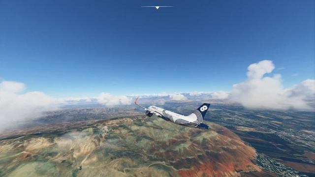 Landing Airbus A320 NEO в MFS2020 - UTDD (Dushanbe)