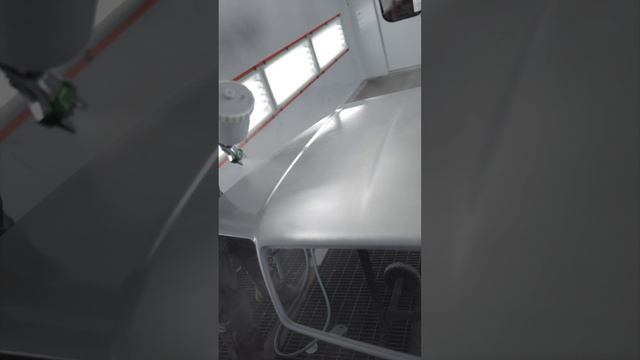 Ремонт и покраска капота Mercedes W126 560SEC