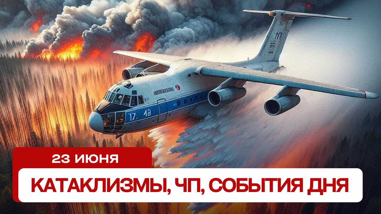 Катаклизмы за день 23.06.2025. Новости, ЧП, события дня