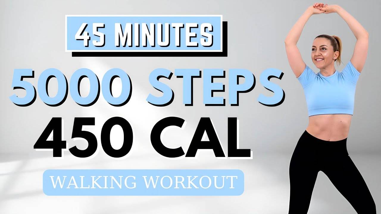 🔥ТРЕНИРОВКА НА 5000 ШАГОВ🔥ХОДЬБА ДЛЯ ПОХУДЕНИЯ🔥БЕЗ ПРЫЖКОВ🔥СЖИГАНИЕ ЖИРА🔥