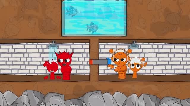 Cпрунки в душе. Эти забавные Спрунки.