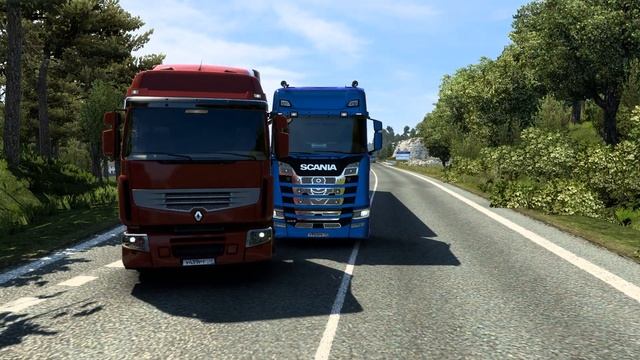 На SCANIA  по ЮЖНОМУ РЕГИОНУ #6 весёлая дорога