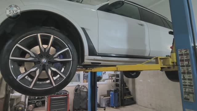 Если дергается при ускорении/полностью вывернутых колесах... ремонт раздатки ATC13 на BMW Х7 G07