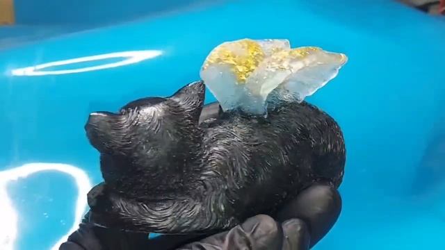 Мемориальные сувениры из праха. Котик-ангел. РитуалЭнимал.