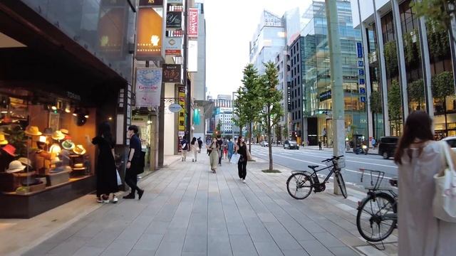 05 Прогулка по богатому торговому району Токио  Гинза