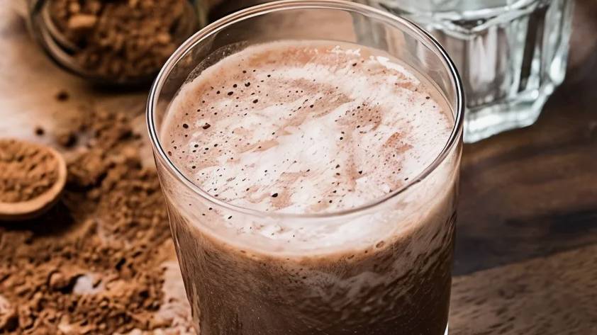 Молоко с кэробом.