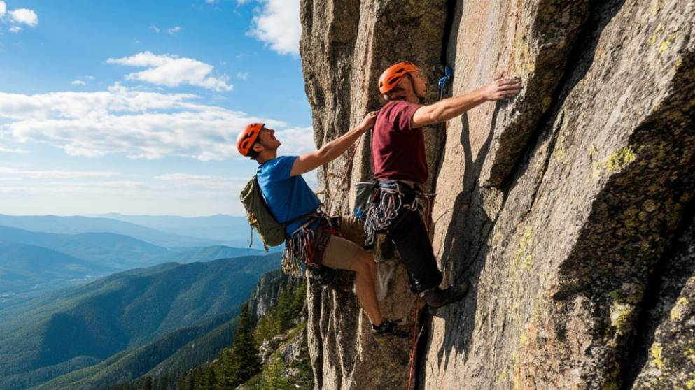 PEAK - коопный скалолаз). Играем вдвоем.