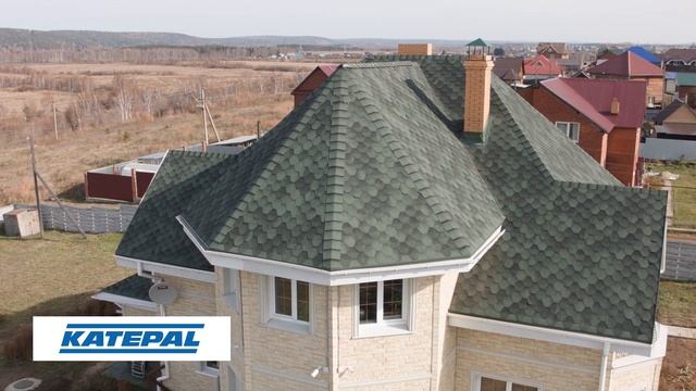Объекты с черепицей KATEPAL  2