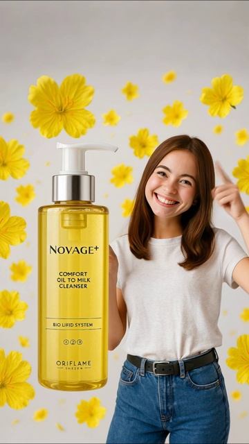 ОЧИЩАЮЩЕЕ масло для лица NovAge  от Oriflame
#novage #мягкое #умывание #кэшбэк #лицо #уход #желтый