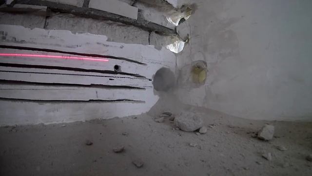 12 серия. Штробление под трубы. #жккрылья #барнаул