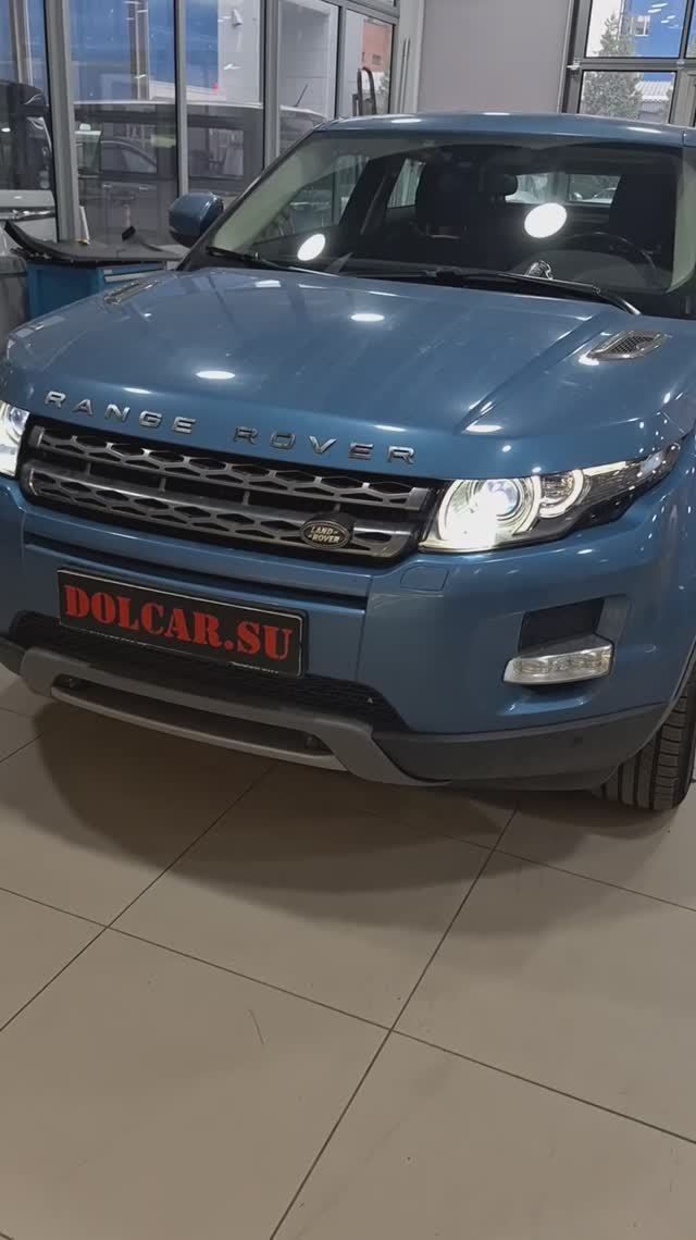 Замена линз Range Rover Evoque, восстановление стекол фар