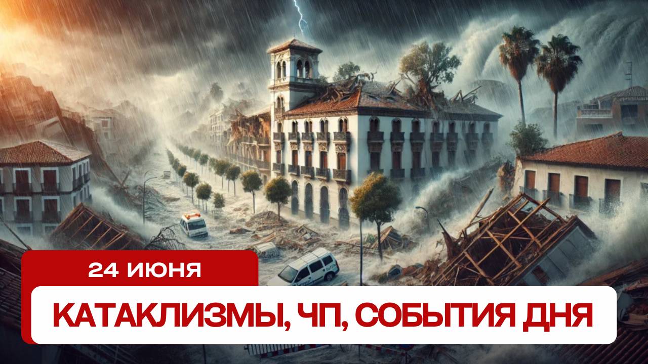 Новости сегодня 24.06.2025. Катаклизмы за день, ЧП, события дня