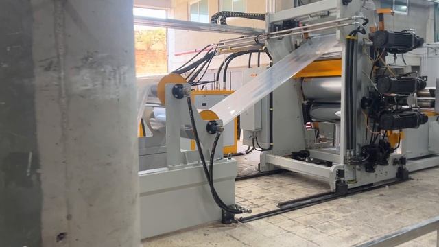 Плоскощелевая экструзионная линия производительностью 800 кг