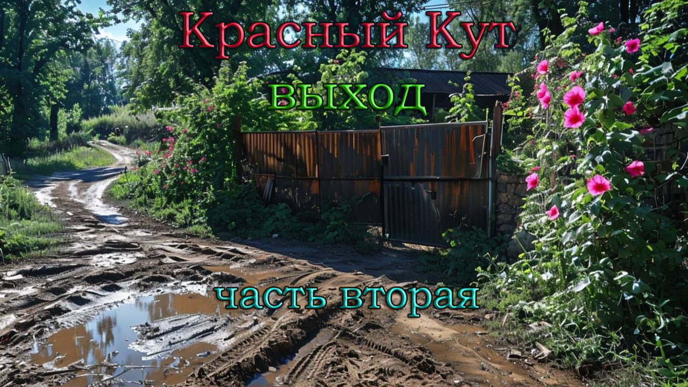 Красный кут часть вторая - выход из лесопарка.