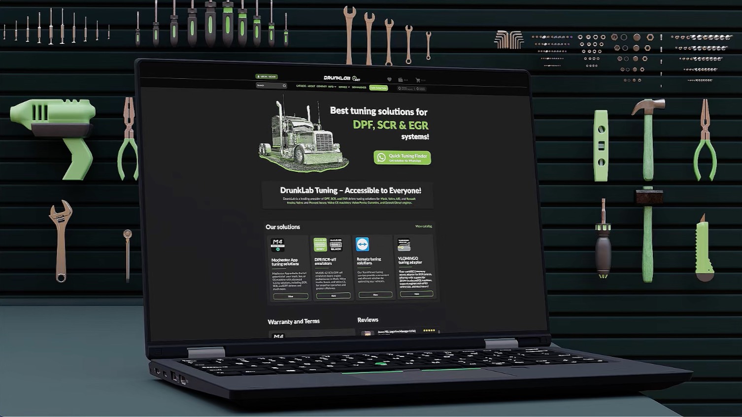 DrunkLab: Наши решения по прошивке грузовых автомобилей, автобусов и строительной техники.