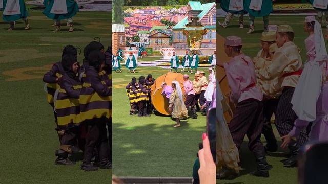 Сабантуй в берёзовой роще в Казани