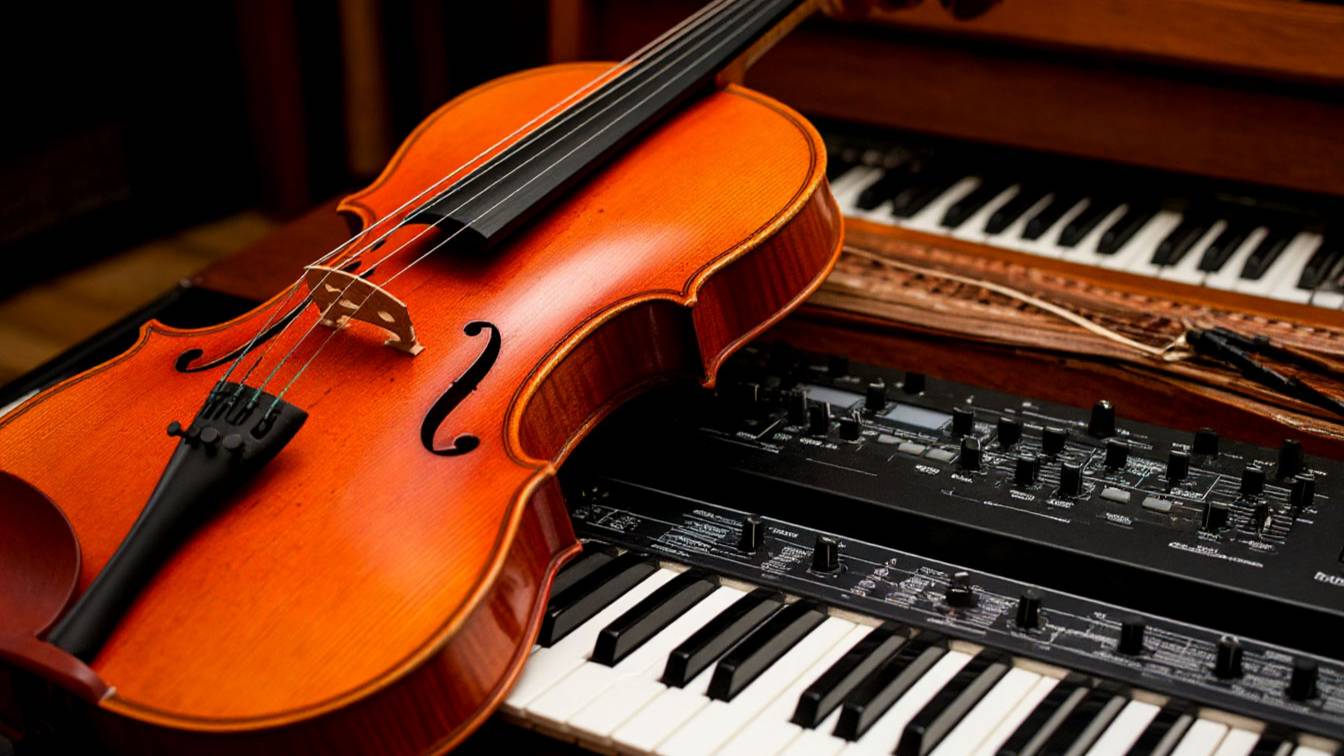 Азербайджанские музыканты - скрипач и клавишник (живут в Москве, выезжают по разным городам)