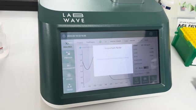 Спектрофотометр микрообъемов от LABWAVE, 180–910 нм, 0.5–2 мкл, NP-3000 (аналог Nanodrop)