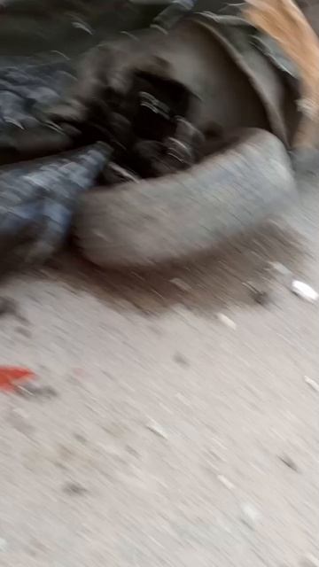 Мерседесу оторвало колесо