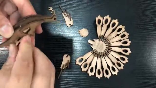 Пример использования лазерного резчик-гравировщика Makeblock laserbox case assembly - Peacock