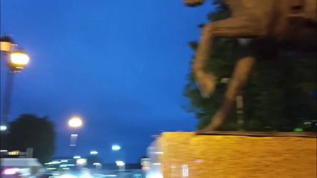 Кинешма ч.3. Ночной центр, памятник Ф. Боборыкину.