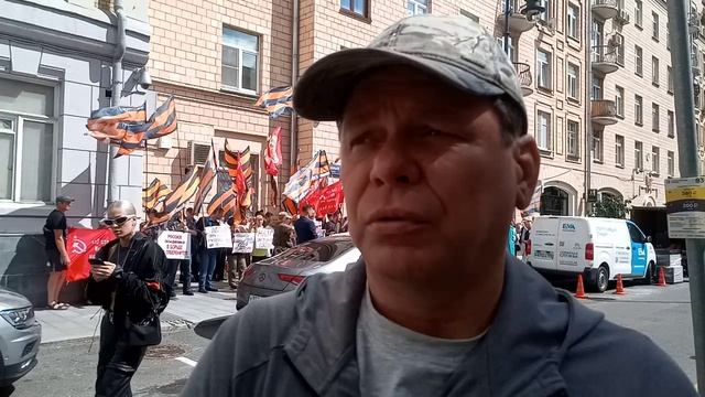 О приватизации 90-х на массовом пикете НОД у посольства Италии 29.07.2024