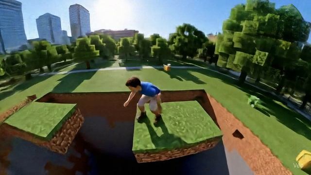 Майнкрафт 😊 Возможности нейросети VEO 3.