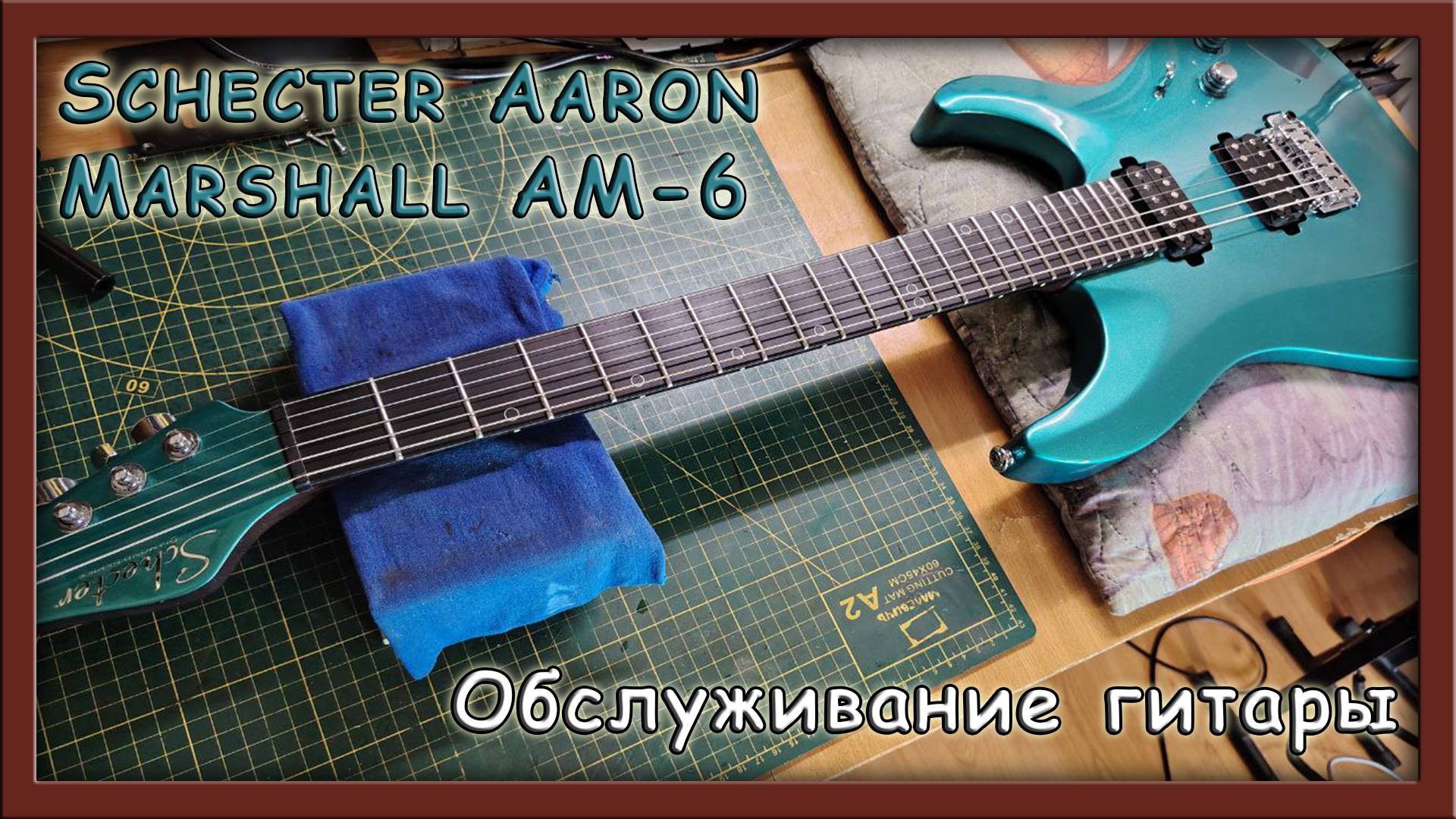 Обслуживание гитары - Schecter Aaron Marshall AM-6