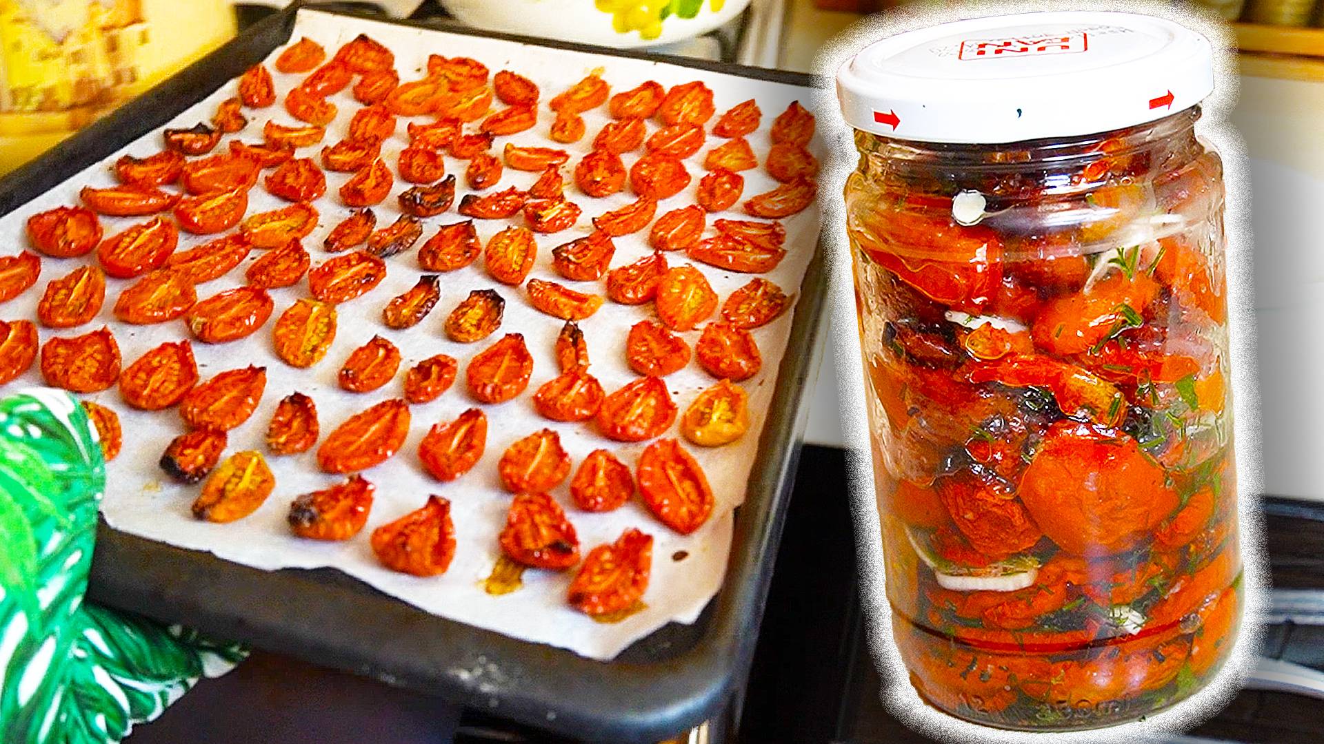 ВЯЛЕНЫЕ ПОМИДОРЫ В МАСЛЕ СО СПЕЦИЯМИ ПО ИТАЛЬЯНСКИ || ЗАКУСКА К СТОЛУ в БАНКЕ НА ЗИМУ