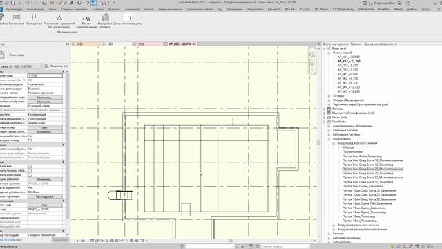 Инструмент Проводники и Моделирование - молниеприемная сетка. Плагин ZANDZ для Revit