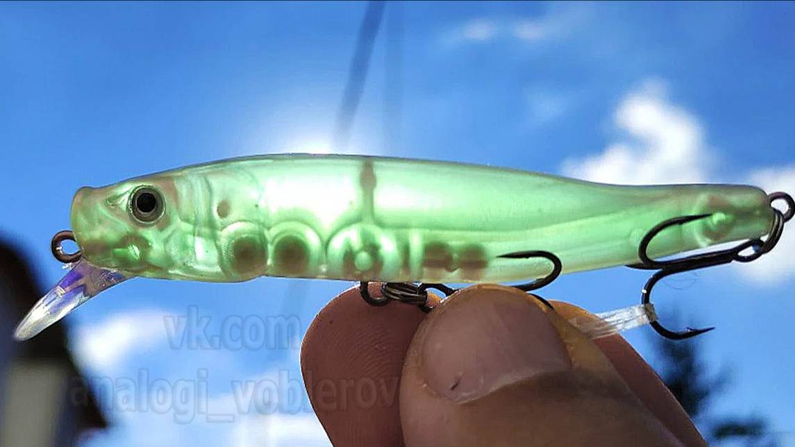 Копия - Little Jack Forma Gloss - "гнутый" воблер на "ночного Судака" - с Алиэкспресс