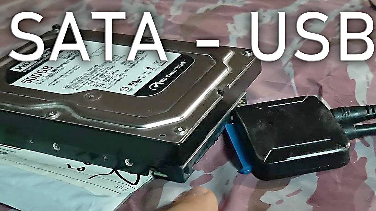 Переходник для старого жёсткого диска | SATA-USB